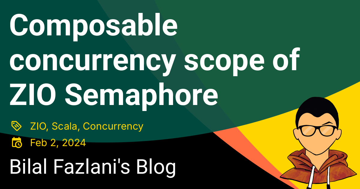 Composable concurrency scope of ZIO Semaphore - Bilal Fazlani